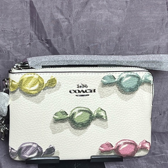 Coach | Bags | Coach Multicolor Candy Print Wristlet | Poshmark